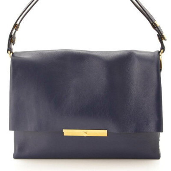 Celine | Bags | Celine Blade Bag Shoulder Navy Blue | Poshmark